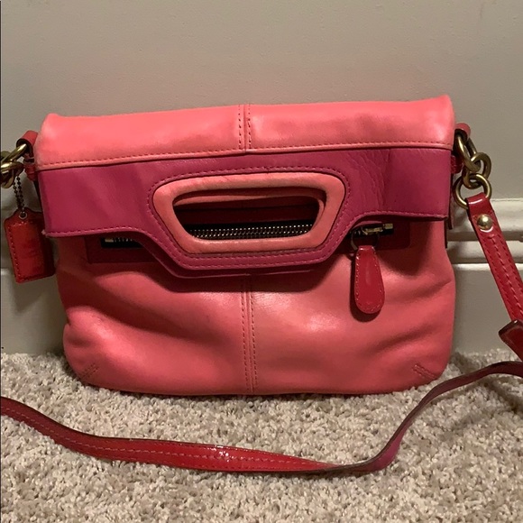 Coach | Bags | Authentic Pink Coach Crossbody | Poshmark